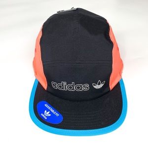 adidas | Accessories | Adidas Originals 5panel Blockstrapback Hat Black ...